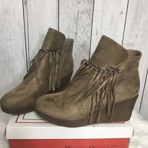 Pierre Dumas | Shoes | Pierre Dumas Womens Candy Booties Size 1 Suede ...